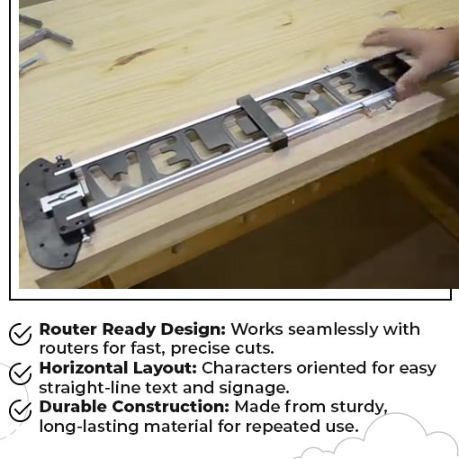 Router Letter Template Set