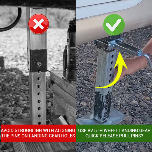 RV 5th Wheel Landing Gear Quick Release Pull Pins ~ 2simpleagency.com