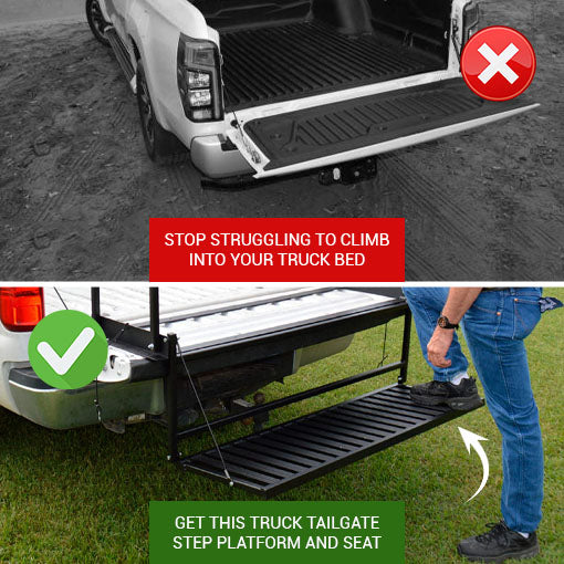 Truck Tailgate Step Platform And Seat ~ 2simpleagency.com