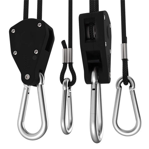 2SimpleAgency | 1/8 Inch, 8-feet Adjustable Rope Clip Hanger (Set of 4)
