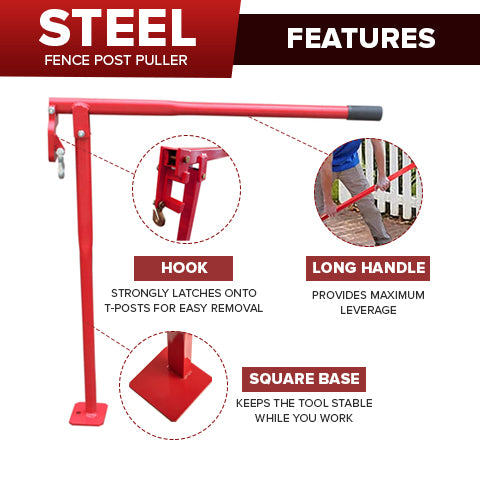 2SimpleAgency | Steel Fence Post Puller ~ 2simpleagency